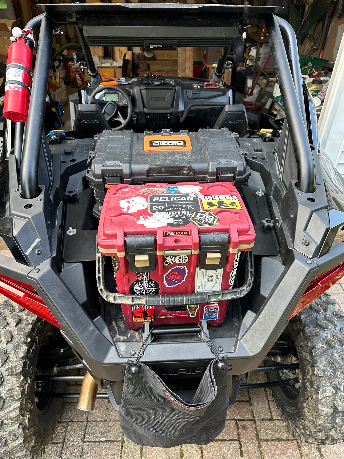 Pelican 20 Cooler bracket for *RZR PRO XP* mount qt 20qt polaris ...