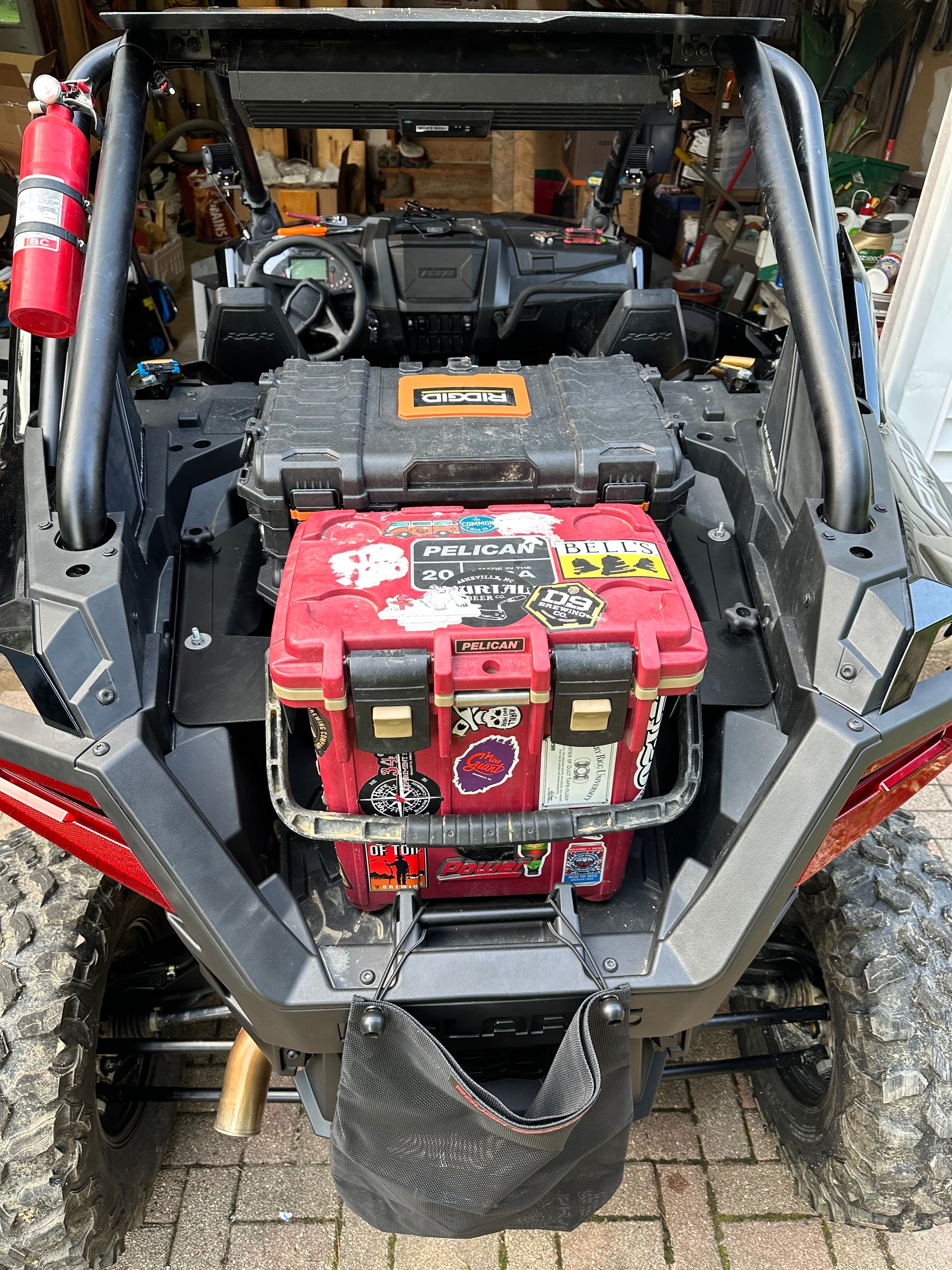 Pelican 20 Cooler bracket for *RZR PRO XP* mount qt 20qt polaris ...