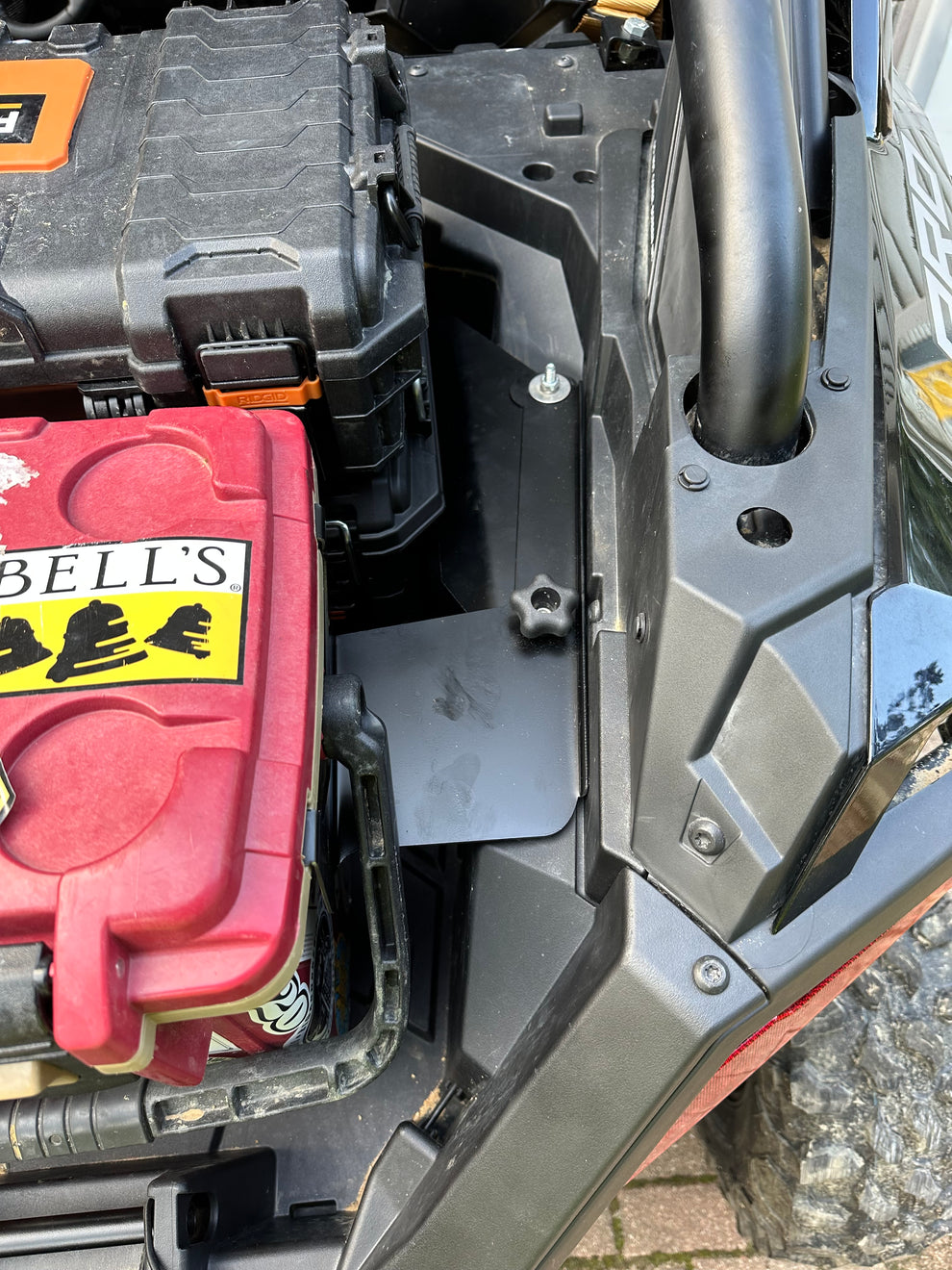 Pelican 20 Cooler bracket for *RZR PRO XP* mount qt 20qt polaris ...