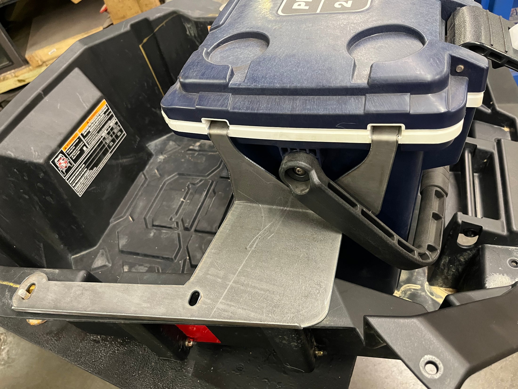 Pelican 20 Cooler bracket for *RZR PRO XP* mount qt 20qt polaris ...