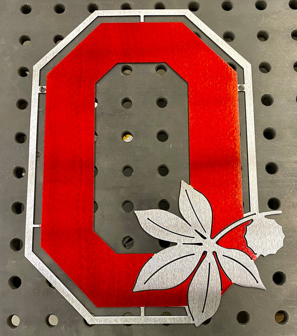 OSU Buckeyes Ohio State Metal Art custom metal sign metal art garage ...