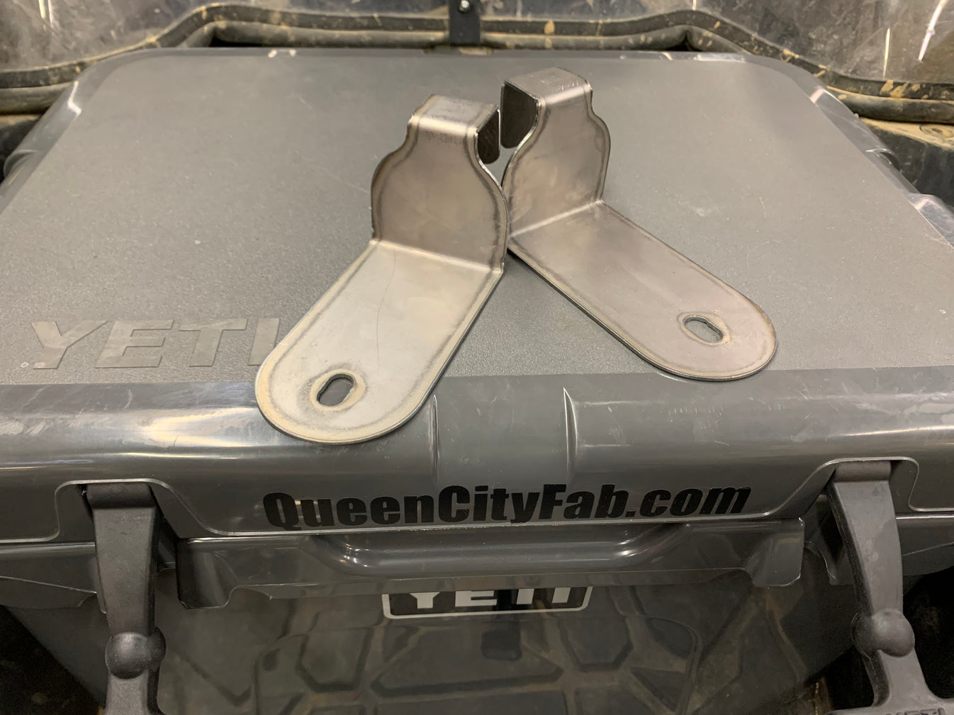 Polaris RZR PRO XP Yeti 35 Cooler Brackets - Shop – Queen City Fab